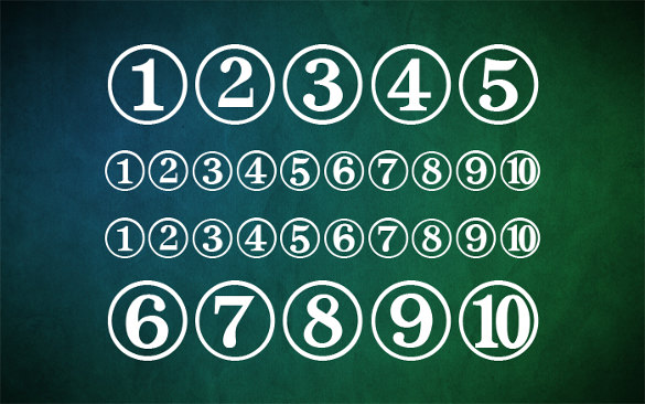 30+ Number Fonts - TTF, OTF