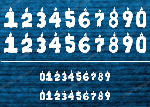 30+ Number Fonts - TTF, OTF