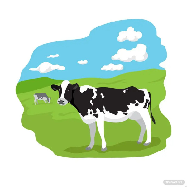 Cow Template - Animal Templates