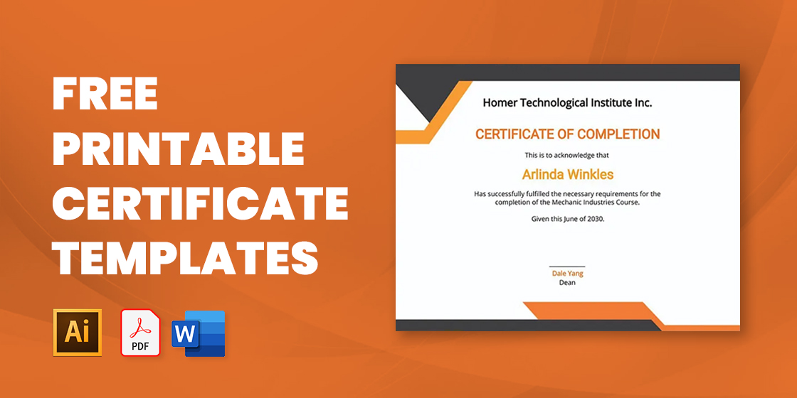 Certificates Template