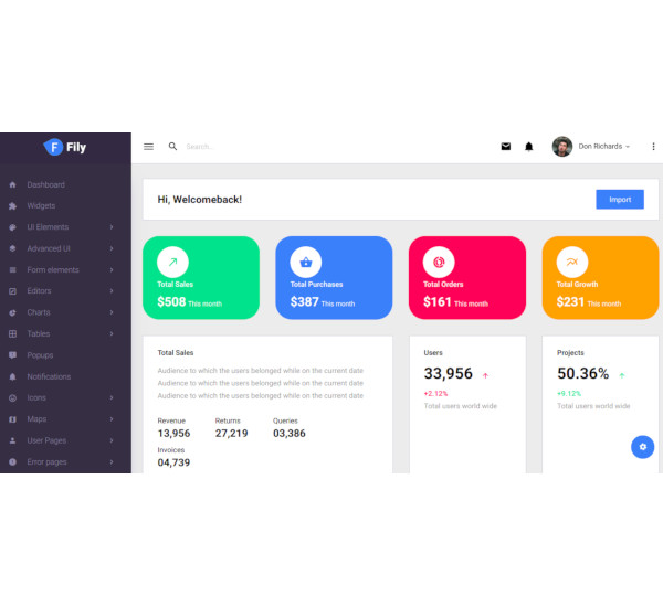 90+ Admin Panel Themes & Templates | Free & Premium Templates