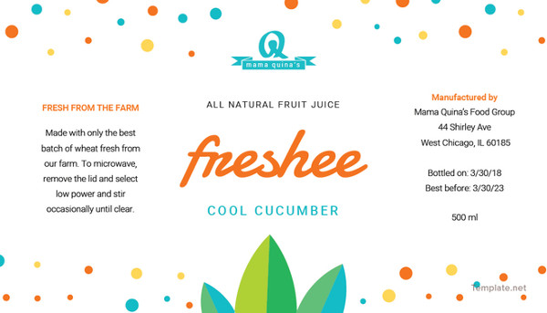 31+ Food Label Templates – Free Sample, Example Format Download