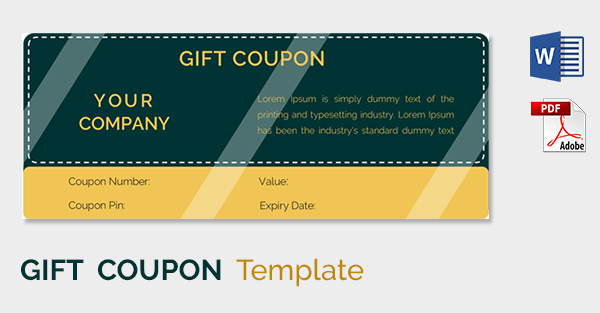 Blank Coupon Templates 26 Free PSD Word EPS JPEG Format Download 