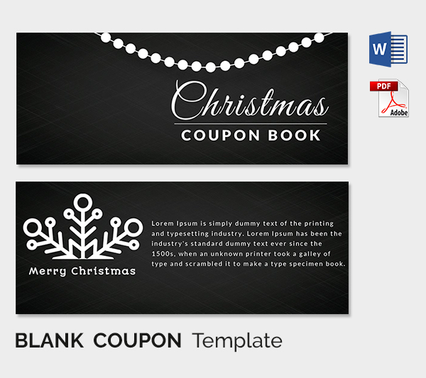 Blank Coupon Templates 26 Free PSD Word EPS JPEG Format Download 