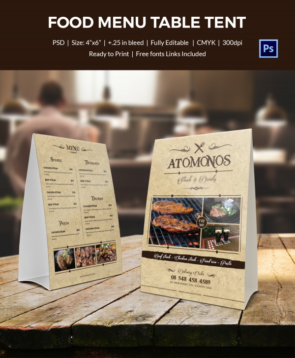 Table Tent Template - 37+ Free Printable PDF, JPG, PSD, EPS Format ...