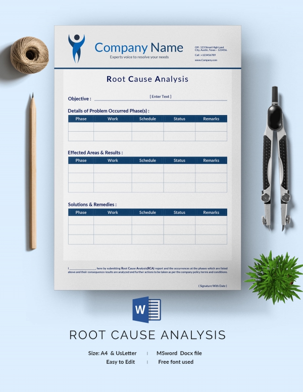 29+ Root Cause Analysis Templates - Word, Apple Pages, Google Docs