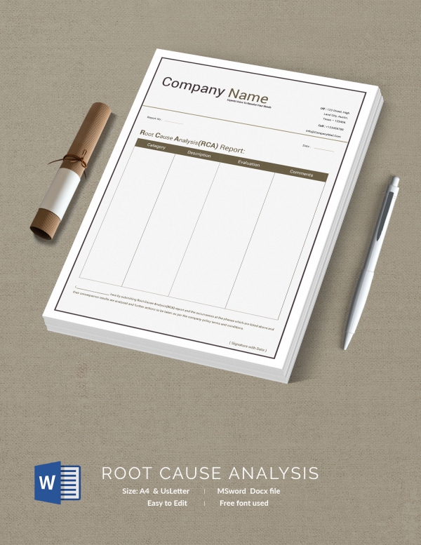 29+ Root Cause Analysis Templates - Word, Apple Pages, Google Docs