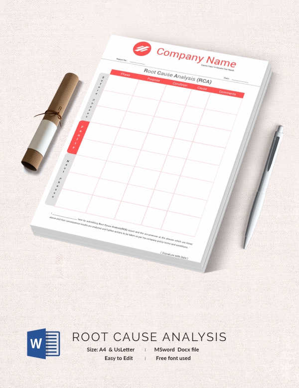 29+ Root Cause Analysis Templates - Word, Apple Pages, Google Docs