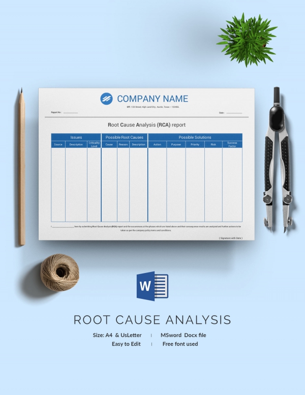 29+ Root Cause Analysis Templates - Word, Apple Pages, Google Docs