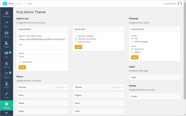12+ Admin WordPress Themes & Templates