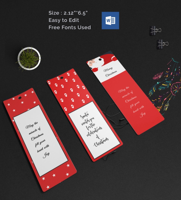 Blank Bookmark Template - 44+ PSD, AI, EPS, Word, PDF Format Download!