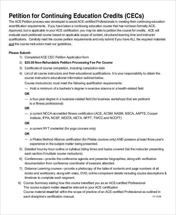 21+ Petition Templates - PDF, Word