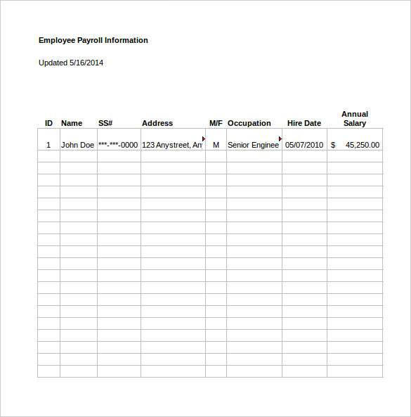 14+ Blank Spreadsheet Templates - PDF, DOC, Pages, Excel