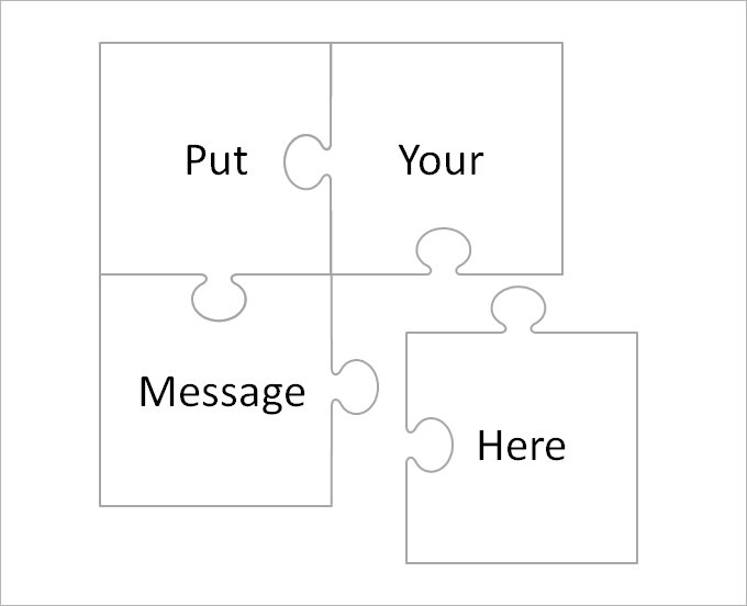 Puzzle Piece Template Free Premium Templates
