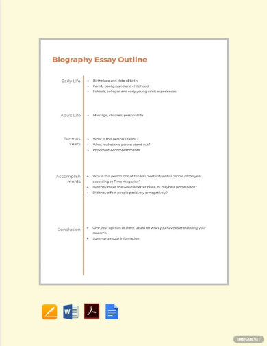 Free 38+ Biography Templates - DOC, PDF, Excel