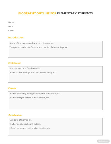 Free 38+ Biography Templates - DOC, PDF, Excel