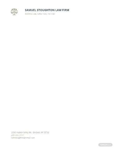 27+ Law Firm Letterhead Templates - Free Word, PDF Format Download