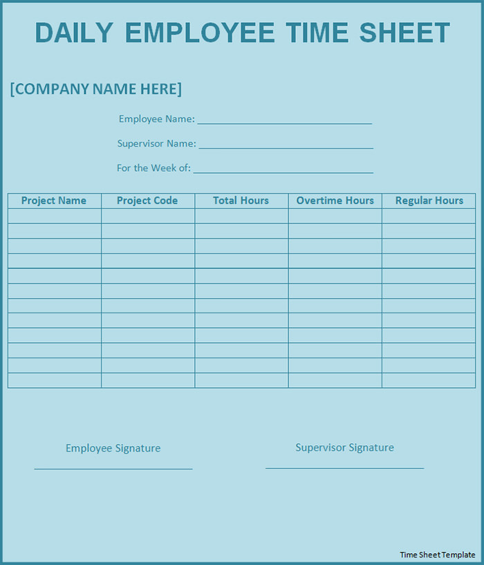 60+ Sample Timesheet Templates - PDF, DOC, Excel
