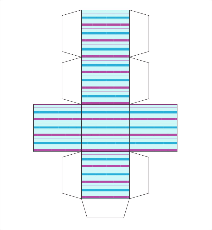 Cube Template 3D Cube Template