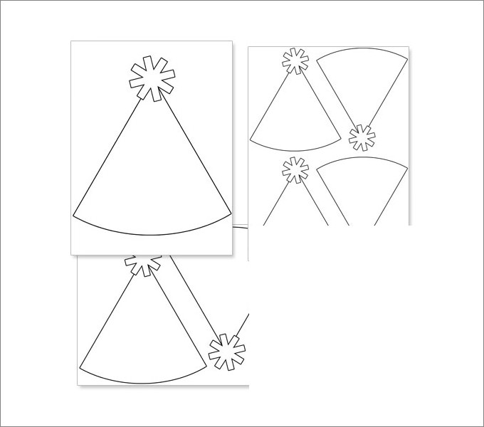 Party Hats, Party Hat Template