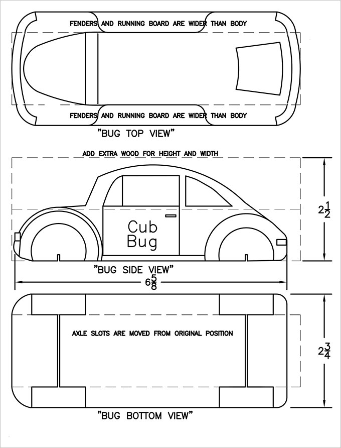 23+ Cool Pinewood Derby Templates - Free Sample, Example Format Download!
