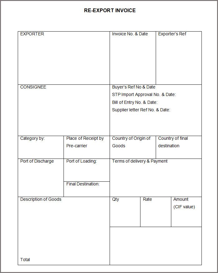 Invoice Format Template - 53+ Free Word, PDF Documents Download | Free ...