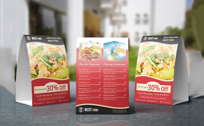 Table Tent Template - 37+ Free Printable PDF, JPG, PSD, EPS Format Download