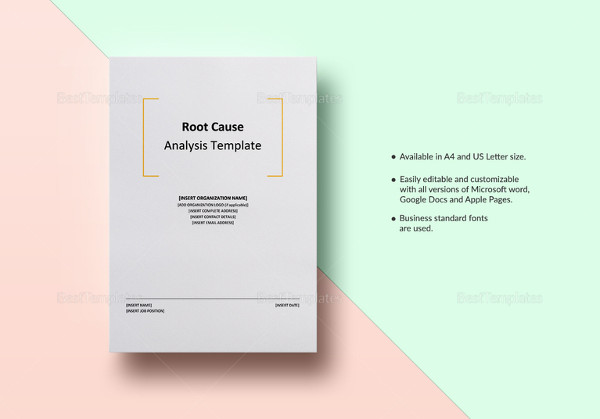 29+ Root Cause Analysis Templates - Word, Apple Pages, Google Docs
