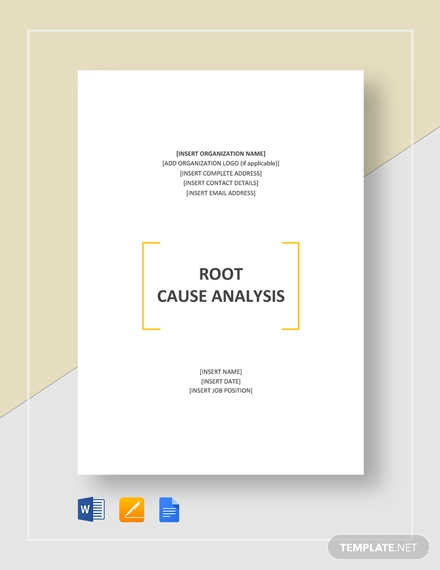 18+ Simple Root Cause Analysis Templates - Word, PDF