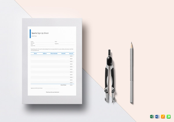 61+ Sign Up Sheets