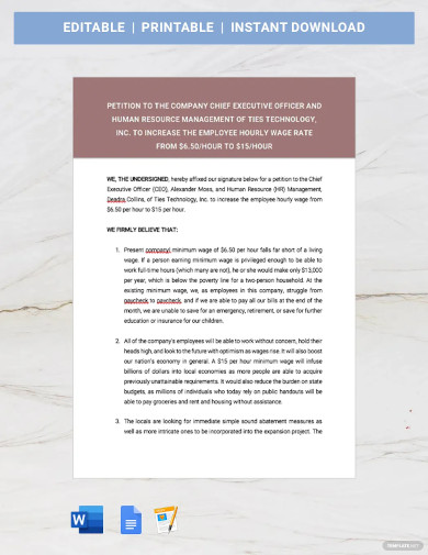 21+ Petition Templates - PDF, Word