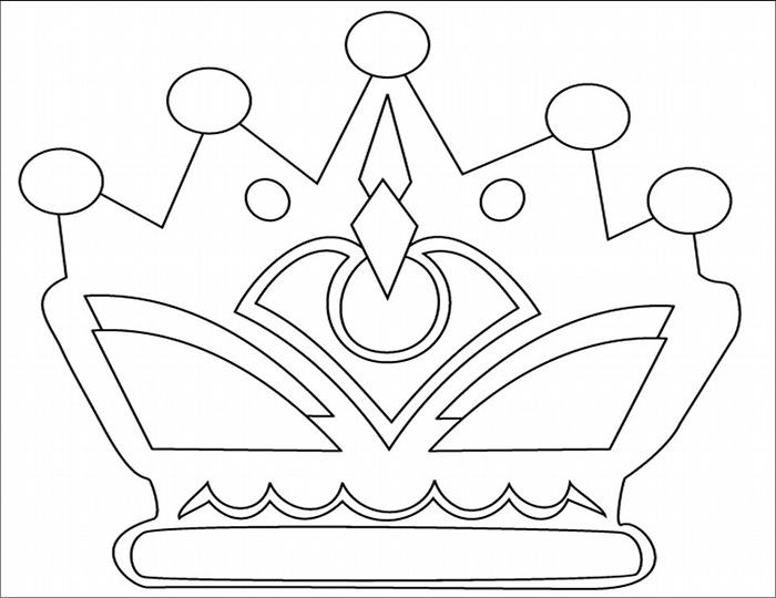 16+ Free Crown Shape Templates, Crafts And Colouring Pages