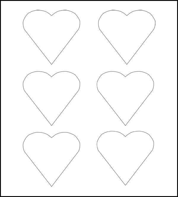 25+ Heart Template, Printable Heart Templates