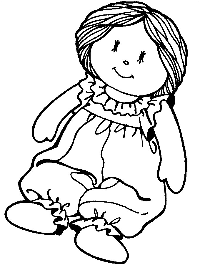27+ Paper Doll Templates, Crafts & Coloring Pages