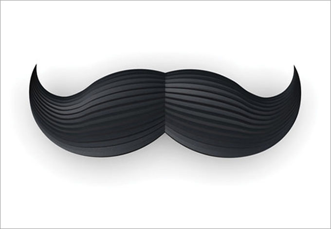 15 Mustache Templates And Colouring Pages