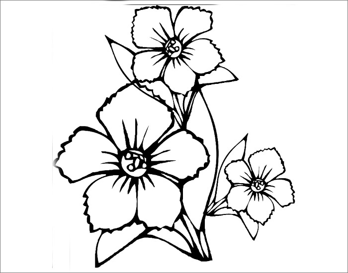 Flower Template - Free Templates