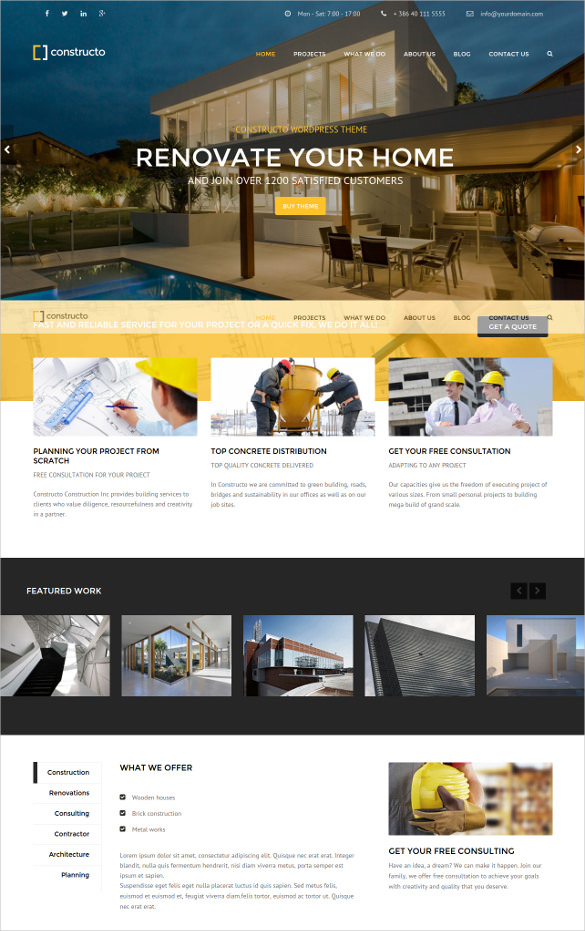 42+ Engineering Website Themes & Templates