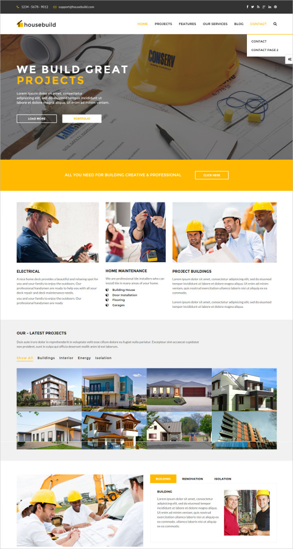 42+ Engineering Website Themes & Templates