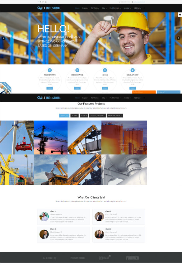 42+ Engineering Website Themes & Templates