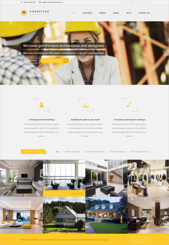 42+ Engineering Website Themes & Templates