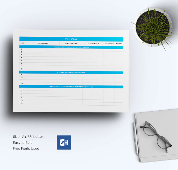27+ Test Case Templates in Word | Google Docs | Apple Pages | PDF