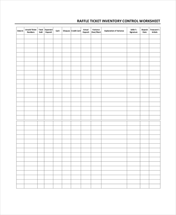 Raffle Sheet Template 5 Free PDF Documents Download Free Premium 