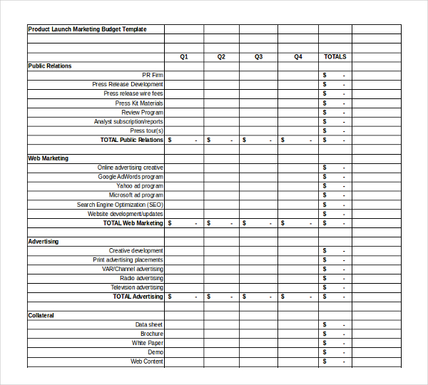 17 Marketing Budget Templates Free Sample Example Format Download 17 Marketing Budget Templates Free Sample Example Format Download