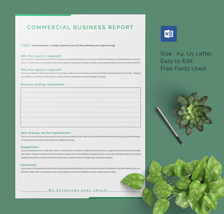 44+ Business Report Templates - Google Docs, Apple Pages, MS Word, PDF