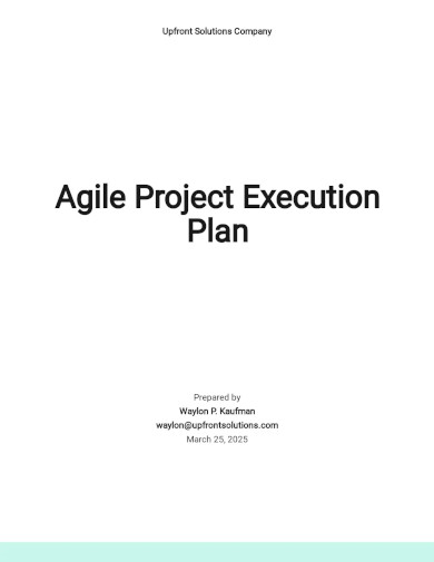 25+ Project Execution Plan Templates - Word, PDF, Excel, Apple Pages