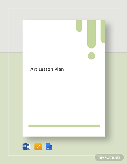 Art Lesson Plan Template - 15+ Free Word, PDF Documents Download