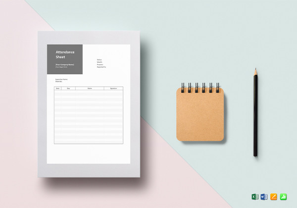 23+ Attendance Sheet Templates - PDF, DOC, Excel