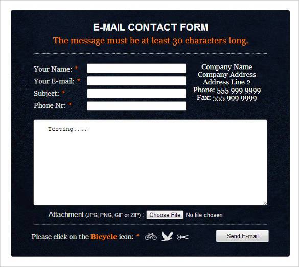 28+ Best PHP Contact Form Templates