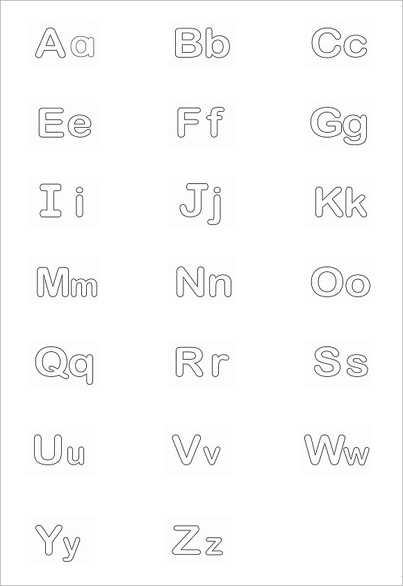 48+ Alphabet Bubble Letters - Free Alphabet Templates