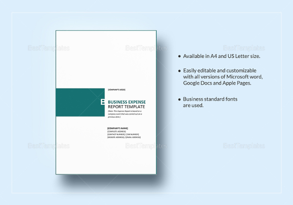 31 Expense Report Templates PDF DOC